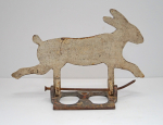 Running Rabbit Carnival Cast Iron Target - Door Stops, Doorstops ...