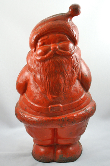 Antique Santa Claus Cast Iron Store Display - Door Stops, Doorstops ...