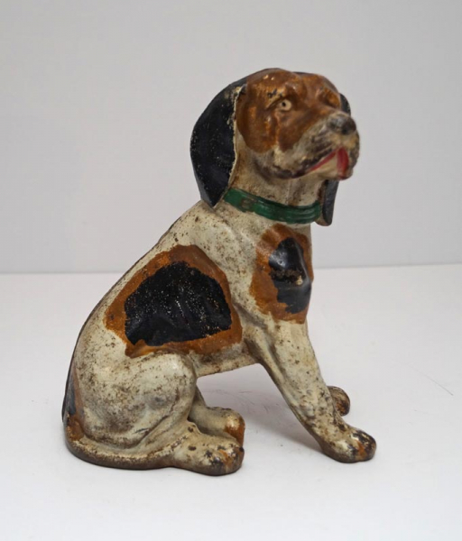Antique Beagle Dog Cast Iron Doorstop - Door Stops, Doorstops ...